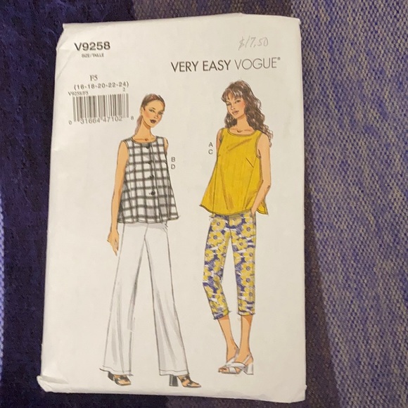 Vogue | Other | 27 Very Easy Vogue Pattern V9258 | Poshmark